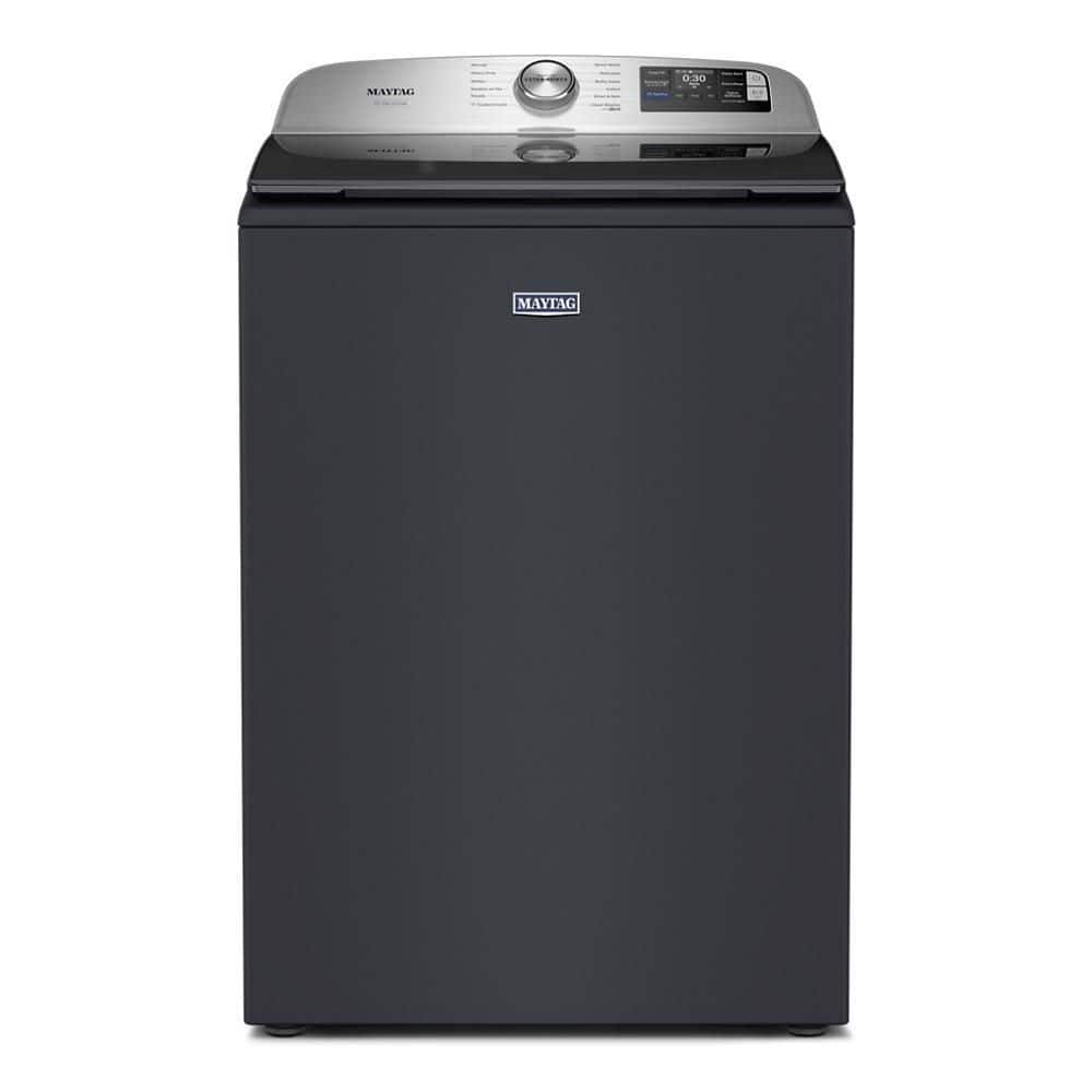 Maytag 5.2 cu. ft. Top Load Washer in Midnight Steel with Pet Pro ...