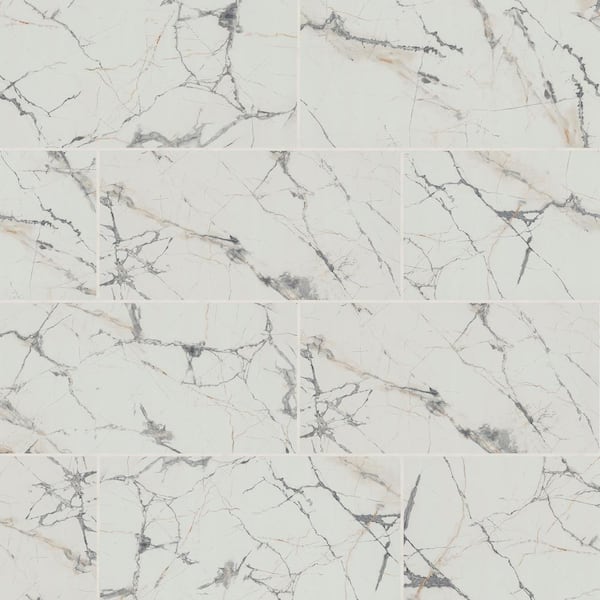 MSI Take Home Tile Sample - Lockson Mix 4 in. x 4 in. Glossy White ...