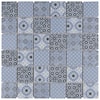 Merola Tile Classico 2 in. Square Blue 11-3/4 in. x 11-3/4 in ...