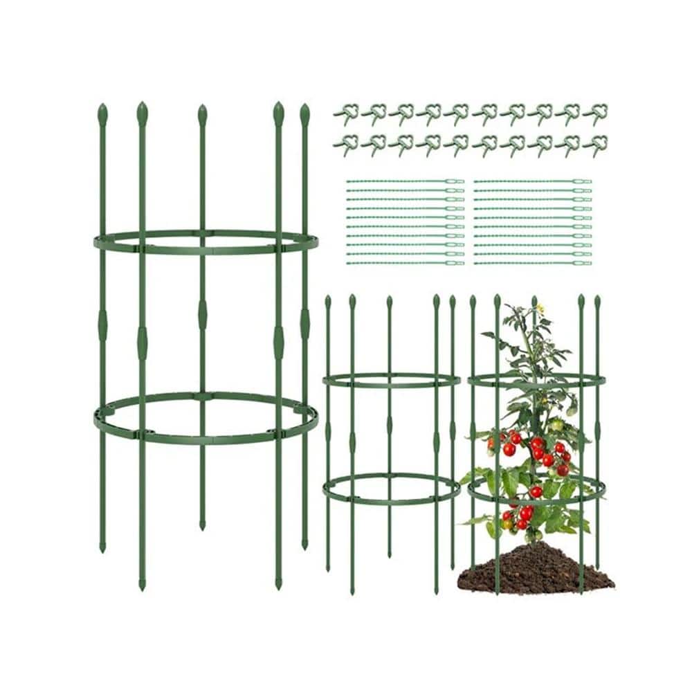 ITOPFOX 40 in. Rustproof and Durable Garden Trellis Plants Tower with ...
