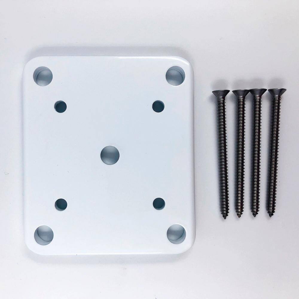 Stratco Quickscreen Aluminum Base Plate (1) (White) SC 10665 - The Home ...