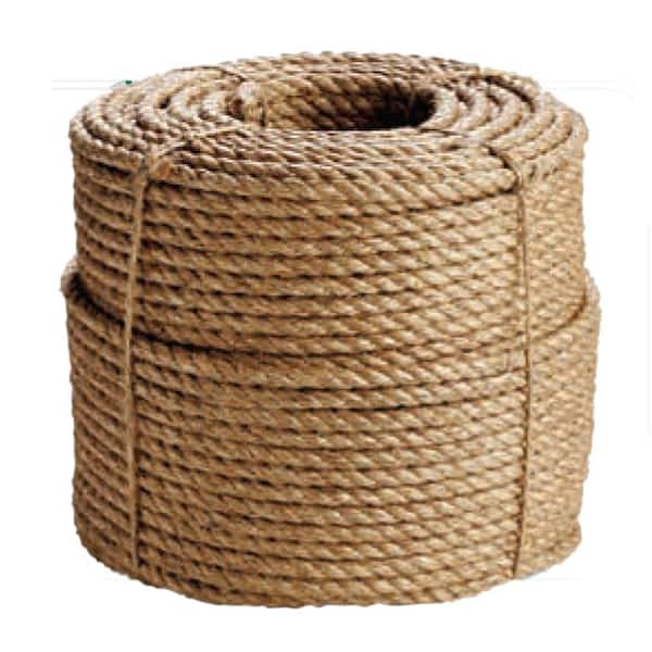 BOEN 3/8 in. x 600 ft. Manila Rope BR-2020 - The Home Depot