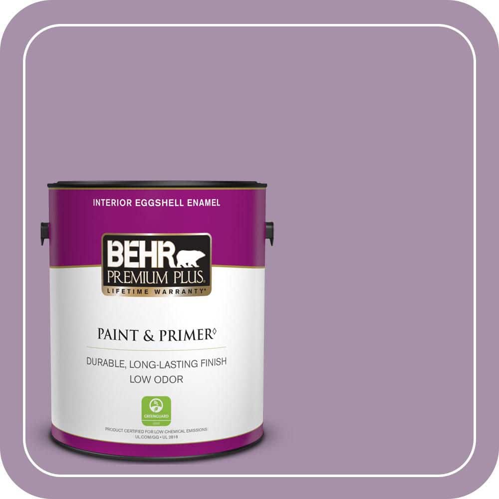 BEHR PREMIUM PLUS 1 gal. #MQ5-33 Uptown Girl Eggshell Enamel Low Odor ...