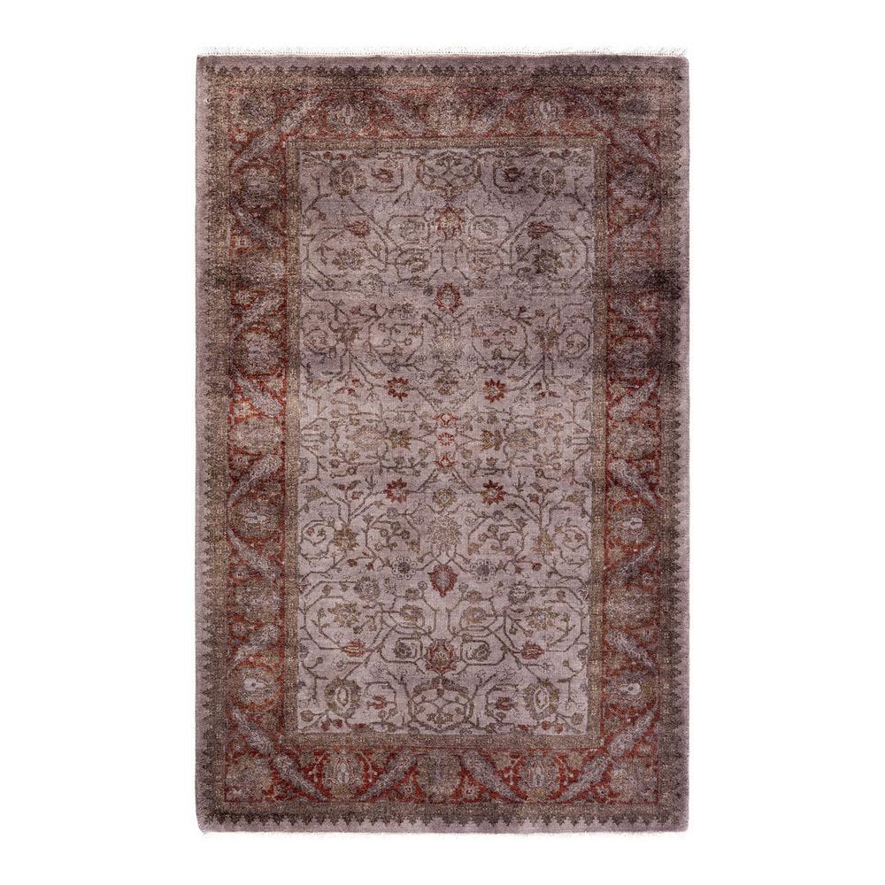 Chloe & Olivia Home Overdyed Beige 3 x 5 Wool Indoor Area Rug M1567-145 ...