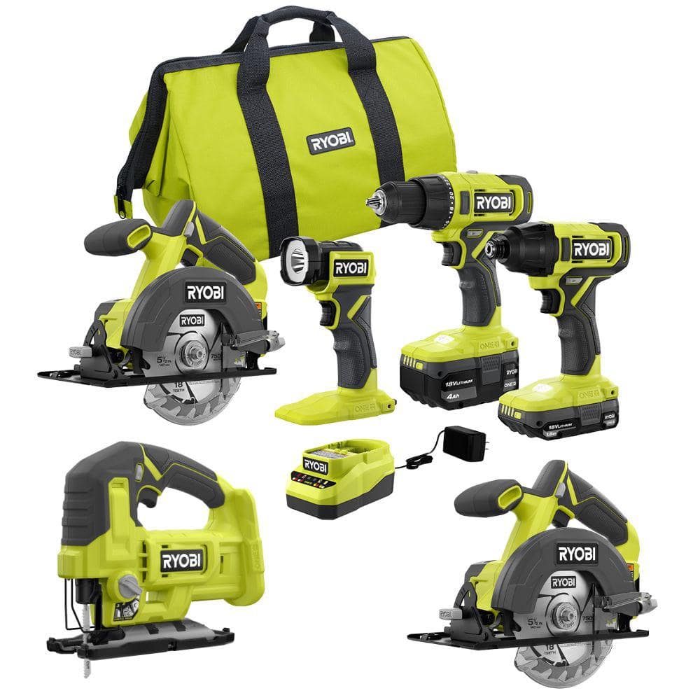 Reviews for RYOBI ONE+ 18V Cordless 4-Tool Combo Kit with 1.5 Ah ...