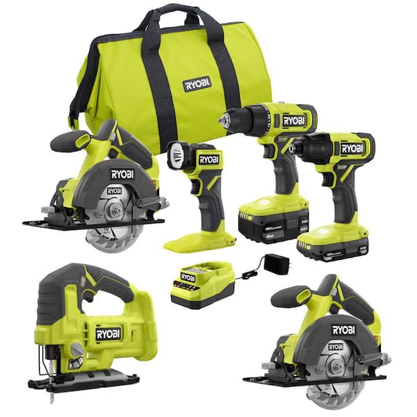 Reviews for RYOBI ONE+ 18V Cordless 4-Tool Combo Kit with 1.5 Ah ...