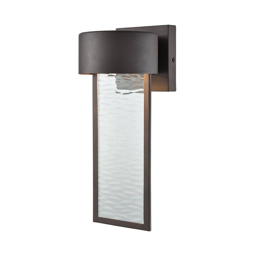 Titan Lighting Julius Clay Bronze Outdoor LED Wall Barn Light Sconce-TN ...
