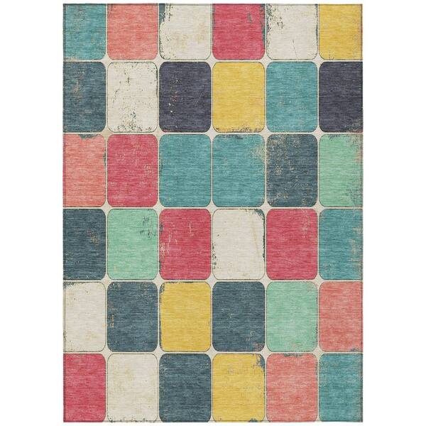Addison Rugs Chantille Machine Washable Indoor/Outdoor Abstract ACN1948 ...
