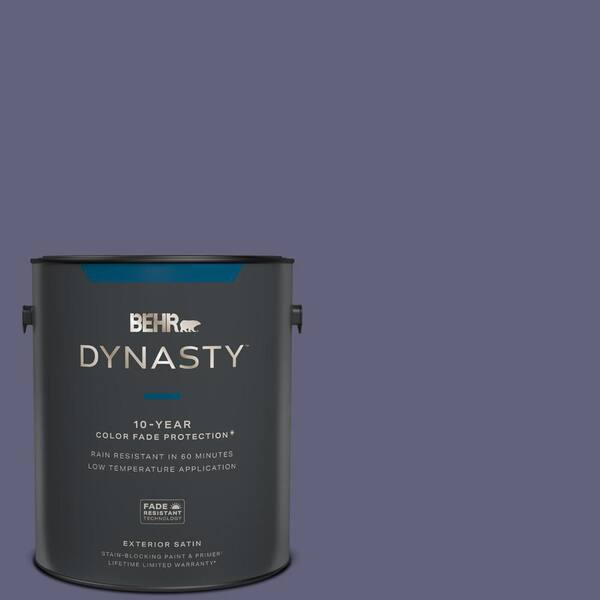 BEHR DYNASTY 1 gal. #PMD-44 Twilight Dusk Satin Enamel Exterior Stain ...