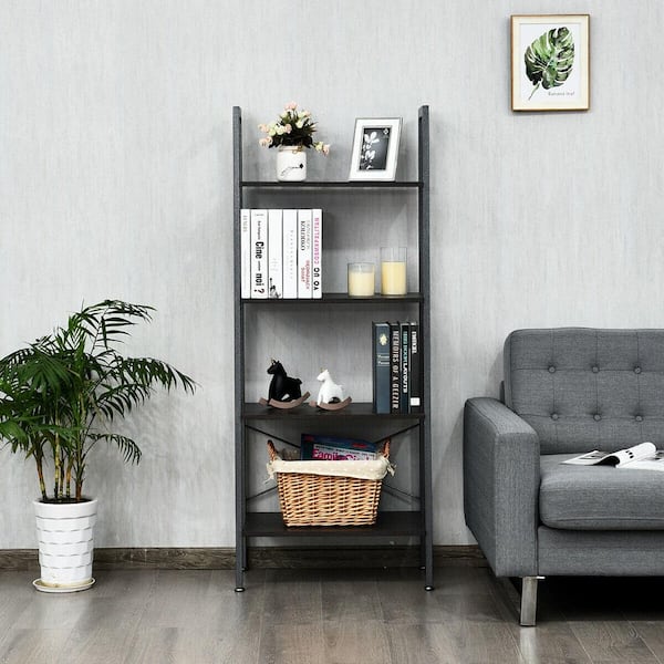 Standing ladder bookshelf store