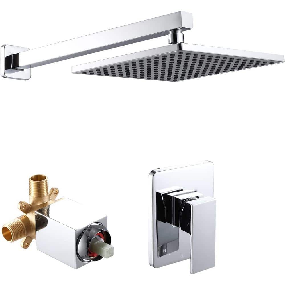 16 GAUGE SINKS Roxy 13.4 in. W 3 Jet Shower Tower in Chrome 16GS-36174 ...