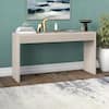 Meyer&Cross Lawrence 55 in. Alder White Rectangle MDF Top Console Table ...
