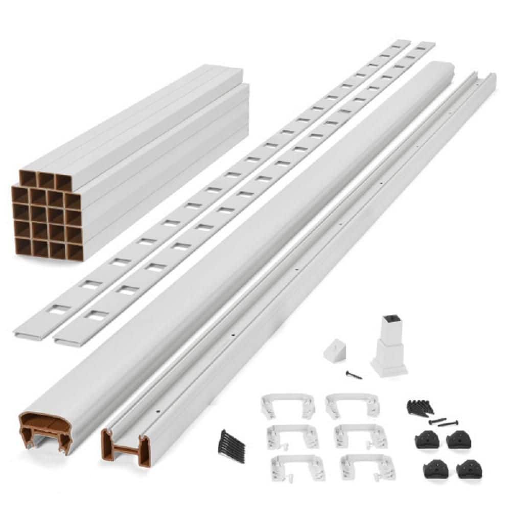 Trex Transcend 8ft. x 42 in. Classic White Composite Horizontal Deck ...