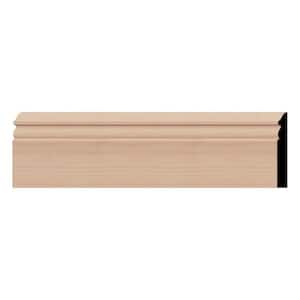 Ekena Millwork WM518 0.56 in. D x 5.25 in. W x 96 in. L Wood Pine ...