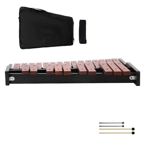 SKYSHALO Glockenspiel Xylophone, 25-Notes, Wooden Professional ...