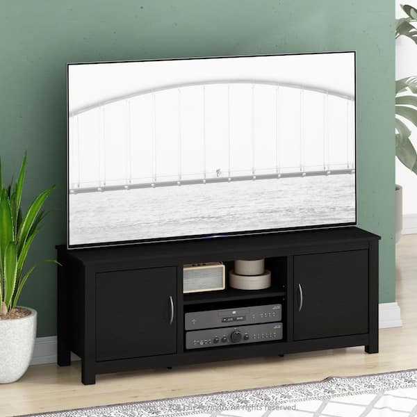 Furinno Classic TV Stand with Storage for TV Up to 65 inch Americano