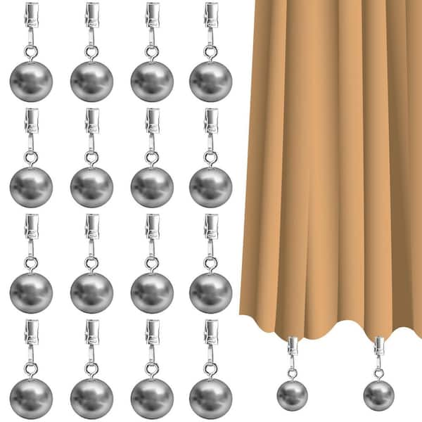 OGETFUUR 16-Pack Outdoor Curtain Weights, Heavy Duty Drapery Weights ...