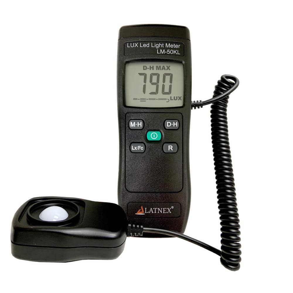 LATNEX LUX LED Light Meter LM-50KL LM-50KL - The Home Depot