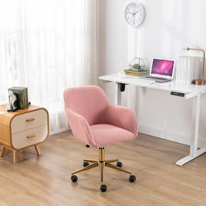 URTR Home Office Light Blue Velvet Task Chair Office Chair 360° Swivel ...
