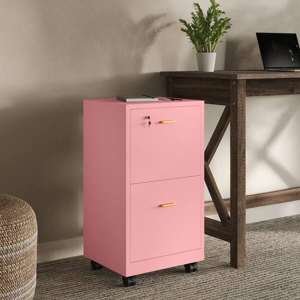 Pink File Cabinet
