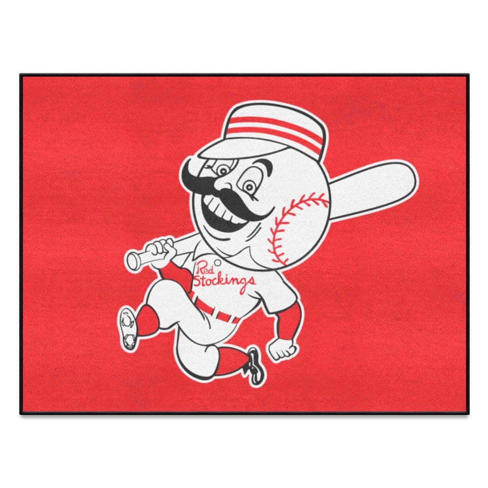 FANMATS Cincinnati Reds All-Star Rug - 34 in. x 42.5 in. 37197 - The ...
