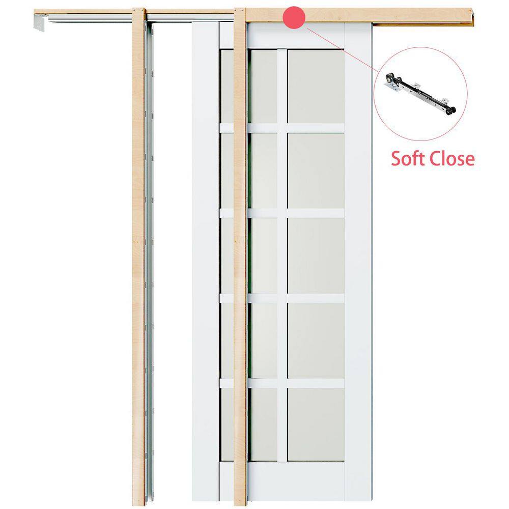 Have a question about TENONER 32 in. x 80 in. White Primed Solid Wood ...
