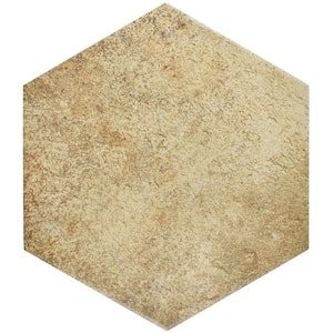 Merola Tile Abadia Hex Natural 8-5/8 in. x 9-7/8 in. Porcelain Floor ...