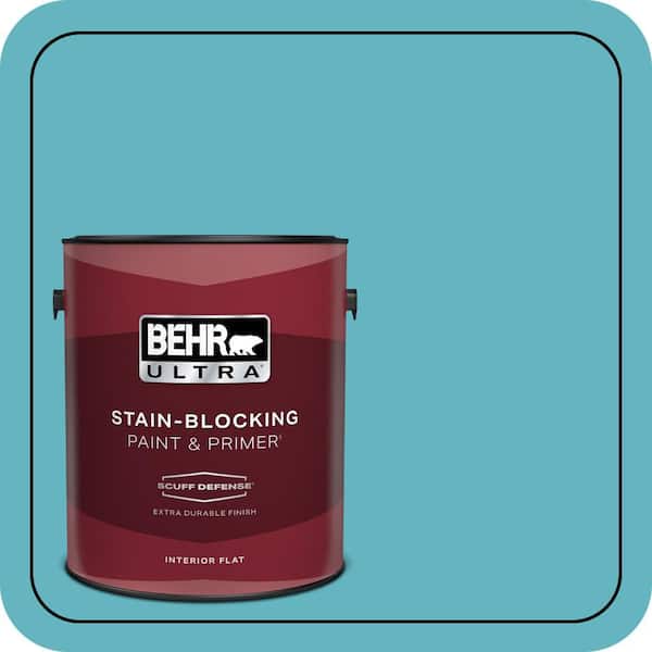 BEHR ULTRA 1 gal. #MQ4-51 Adonis Extra Durable Flat Interior Paint ...