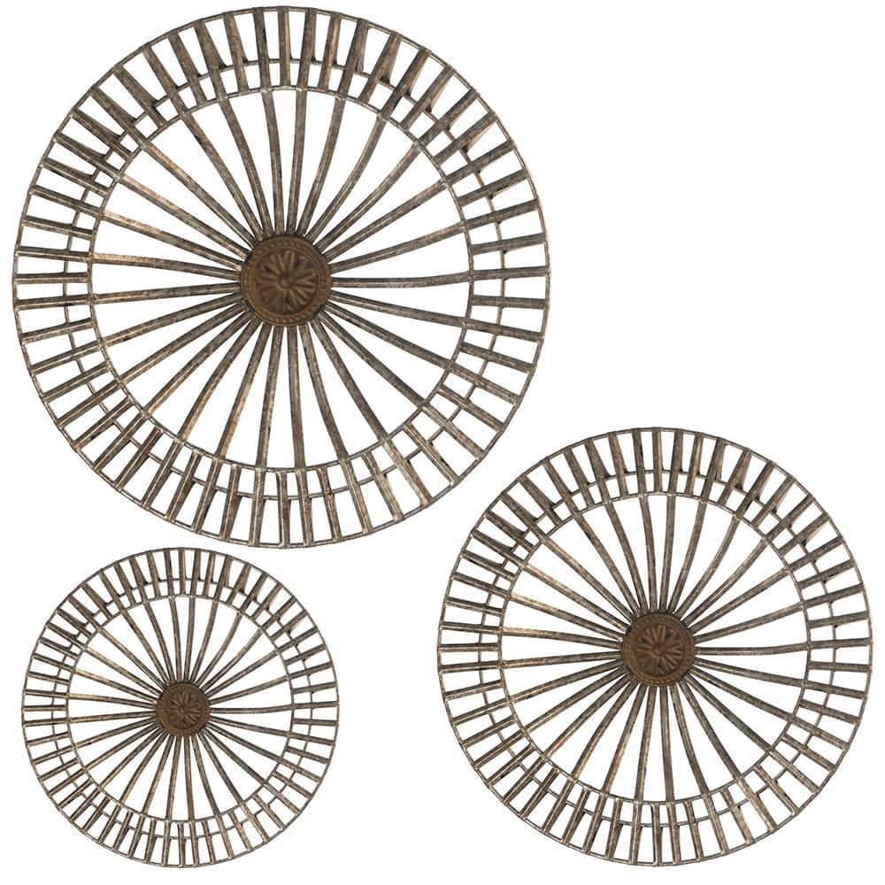3-Pack 3 in. x 21 in. Brown Gray Jennings Discs Metal Work XZ-WP318076 ...