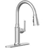 Glacier Bay Oswell Single-Handle 3-Function Pull-Down Sprayer Kitchen ...