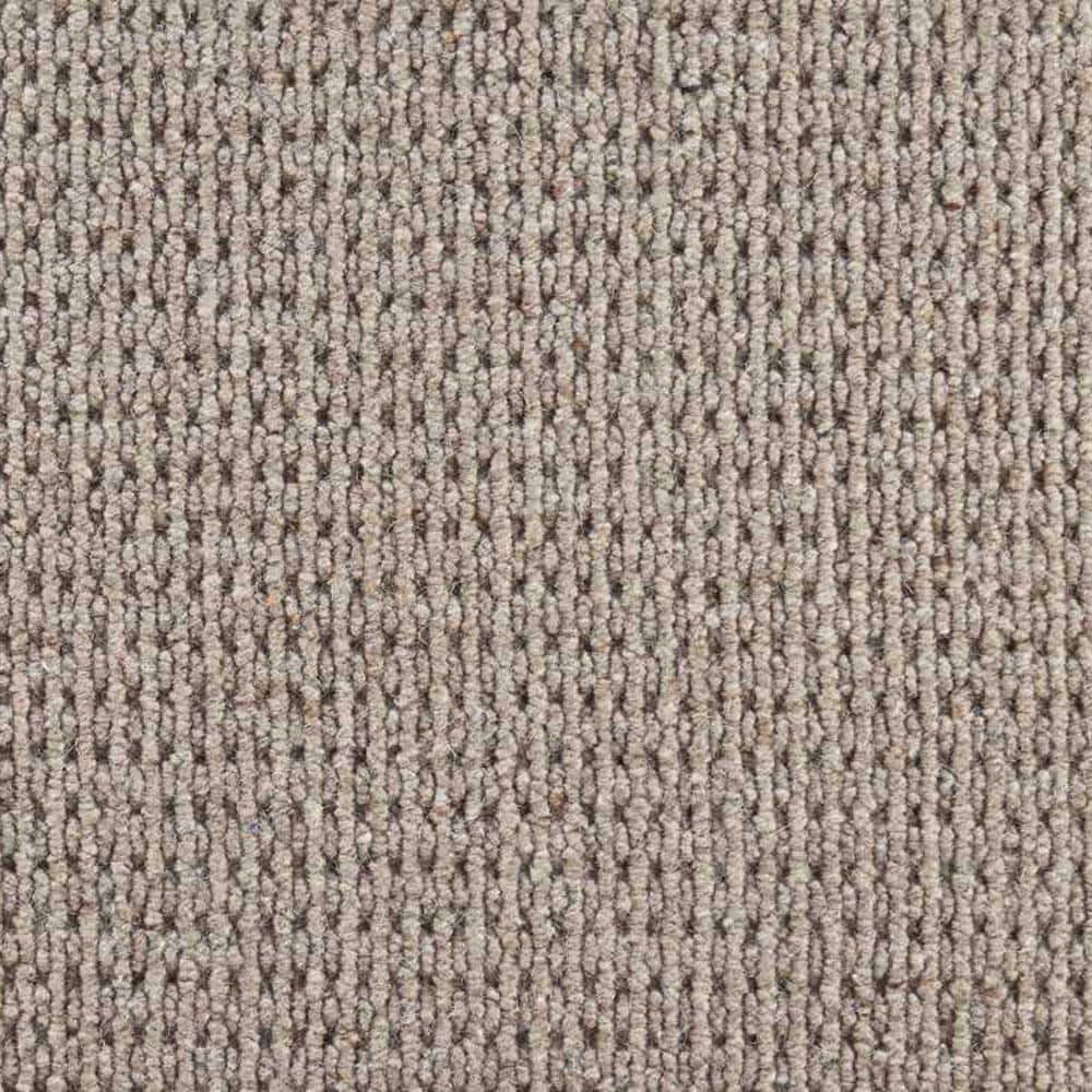 Natural Harmony 6 in. x 6 in. Loop Multi Level Carpet Sample - Embrace ...
