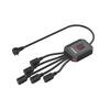Husky 3 ft. 5-Outlet Power Squid Adapter Extension Cord, Black YLPT-159 ...
