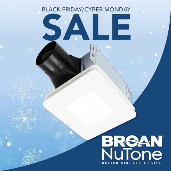 Broan-NuTone Room Side Series White 80-CFM Room Side Installation ...