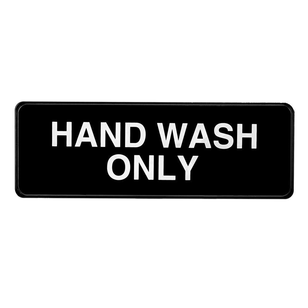 Alpine Industries 9 in. x 3 in. Wash Only Sign (15-Pack) SGN-30-15pk ...