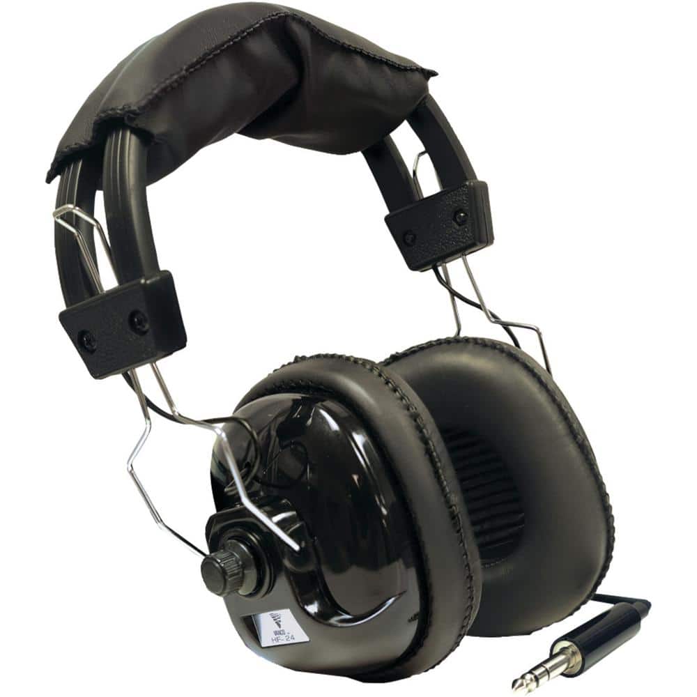 Bounty Hunter Stereo Headphones for Metal Detectors HEAD-W - The Home Depot