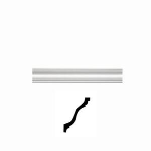 Focal Point 3/4 in. x 4-1/2 in. x 96 in. Primed Franklin Crown Moulding ...