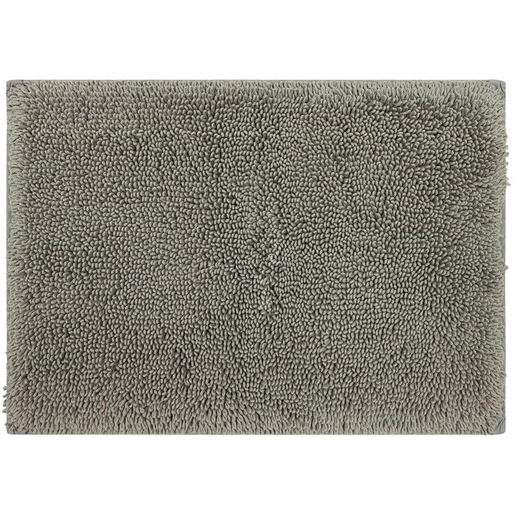 Mohawk Home Classic Cotton ll Cool Grey 21 in. x 34 in. Gray Cotton ...
