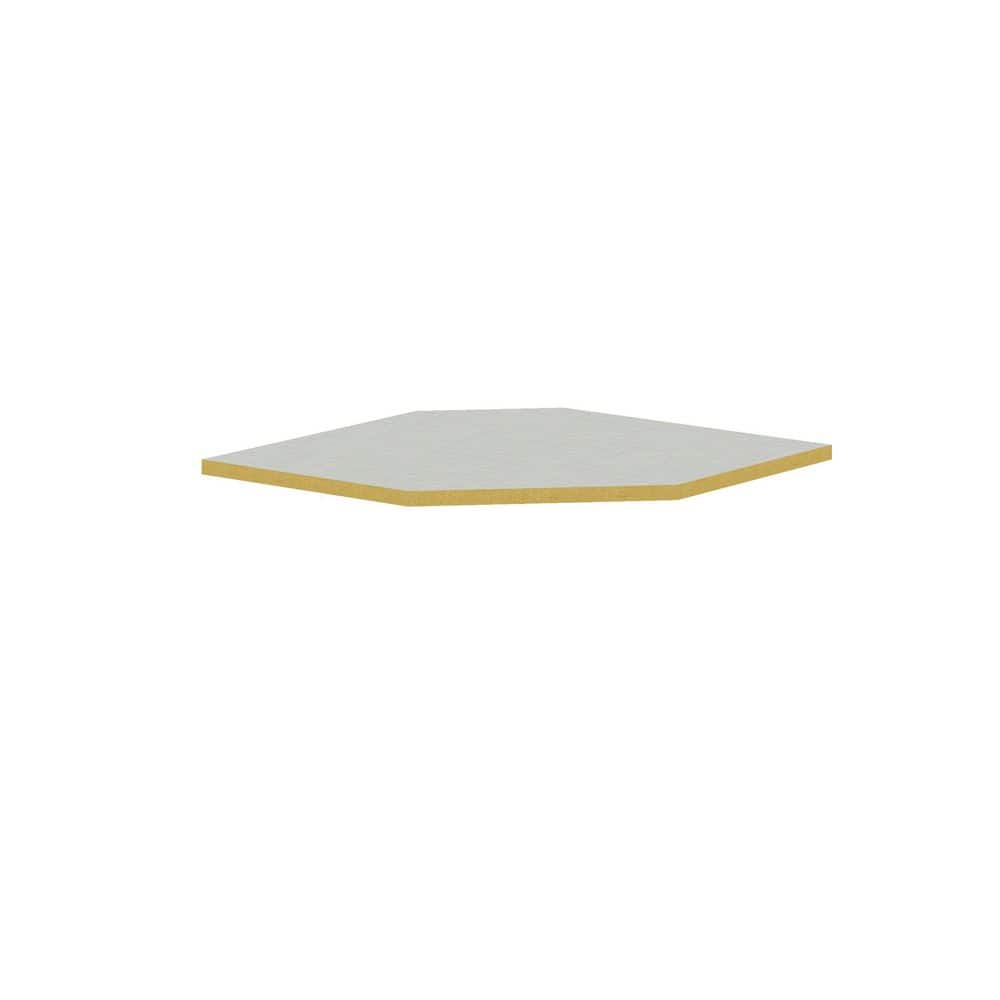 J Collection Shelf 24 in. W x 24 in. H for Wall Diagonal Corner (1-Pack ...