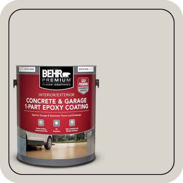 BEHR PREMIUM 1 gal. #PPU25-10 Soft Secret Self-Priming 1-Part Epoxy ...
