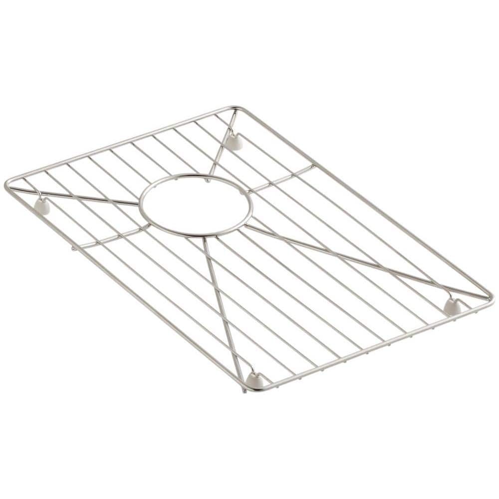 KOHLER Vault 19-3/16 in. x 16-11/16 in. Bottom Basin Rack in Stainless ...