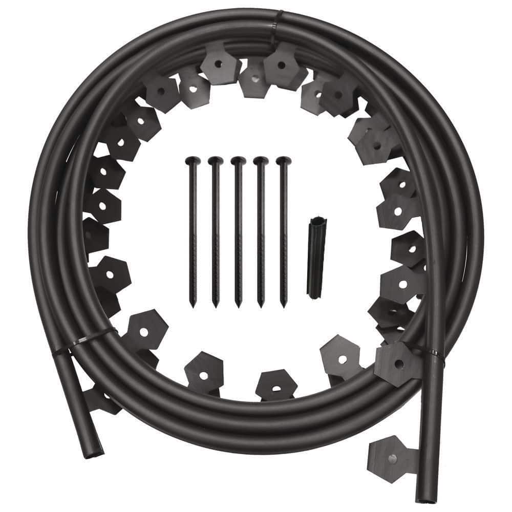 Master Mark Dig-Free Classic 20 ft. x 1.25 in. Black Plastic Landscape ...