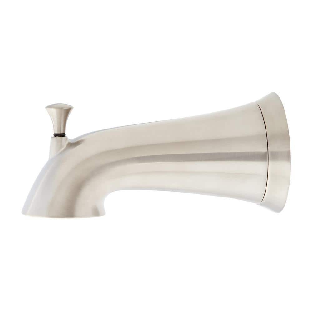 SIGNATURE HARDWARE Provincetown 5-1/4 in. Integrated Diverter Tub Spout ...