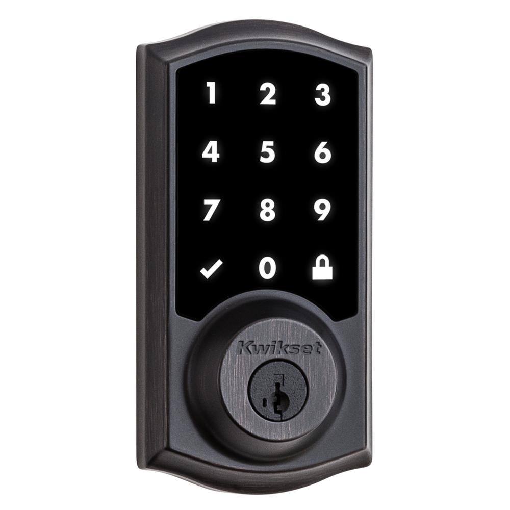 Kwikset SmartCode 916 Zigbee 3.0 Touchscreen Venetian Bronze Single ...