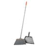 HDX 15 in. Angle Broom and Step-On Dustpan Set 2132 - The Home Depot