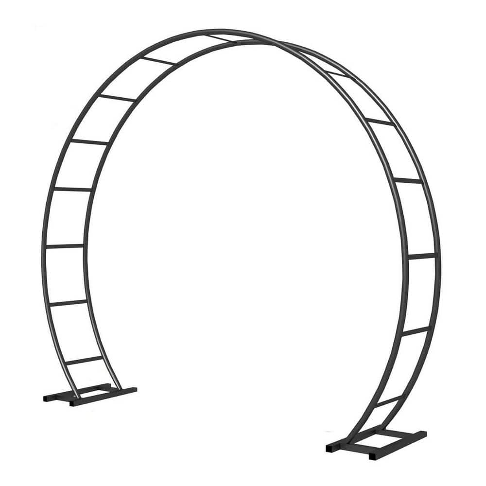 FAWEY TRED INC 84 in. Metal Wedding Arch, Garden Arch Trellis with ...