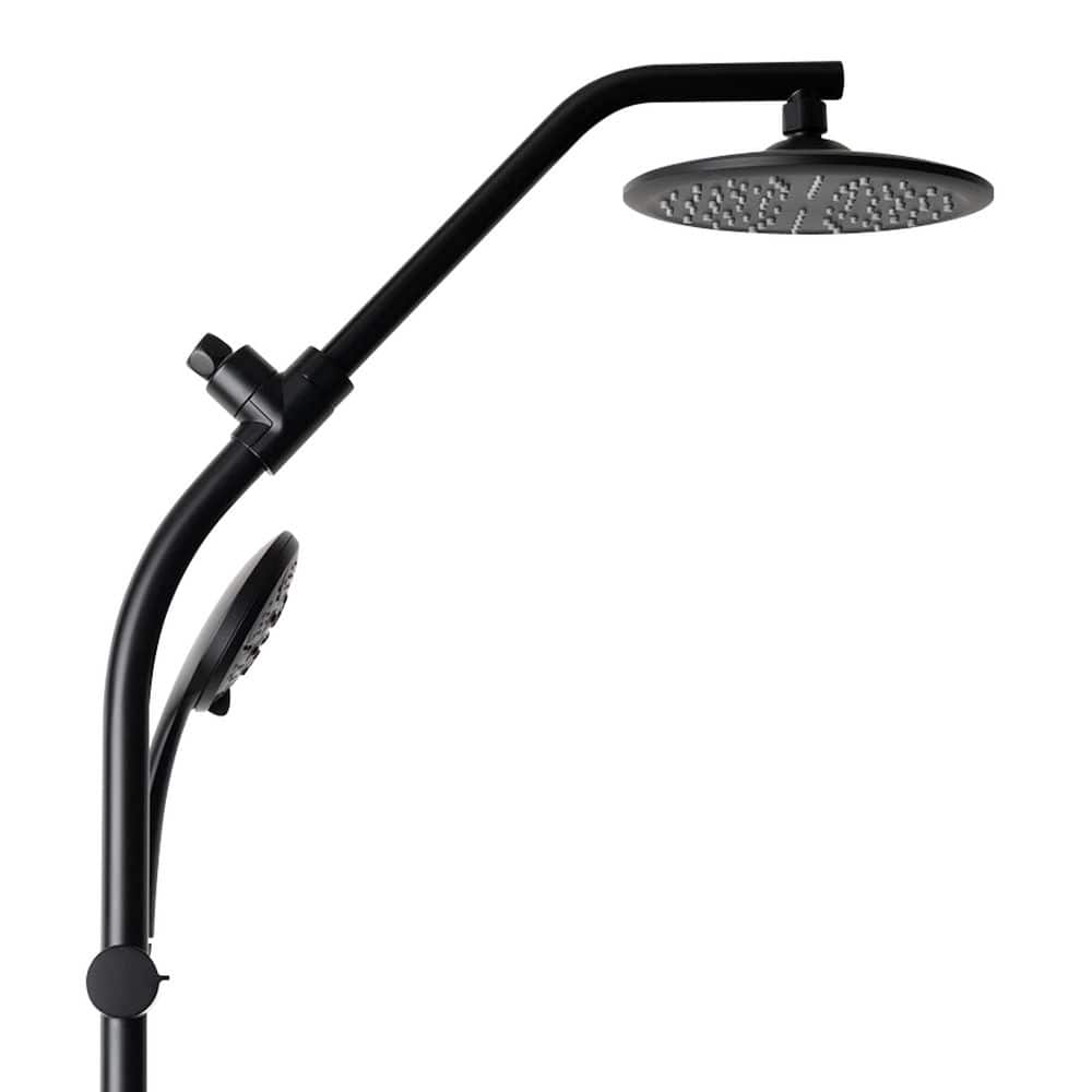 Niagara Conservation ShowerRail Kit with 8 in. Rain Showerhead and 7 ...