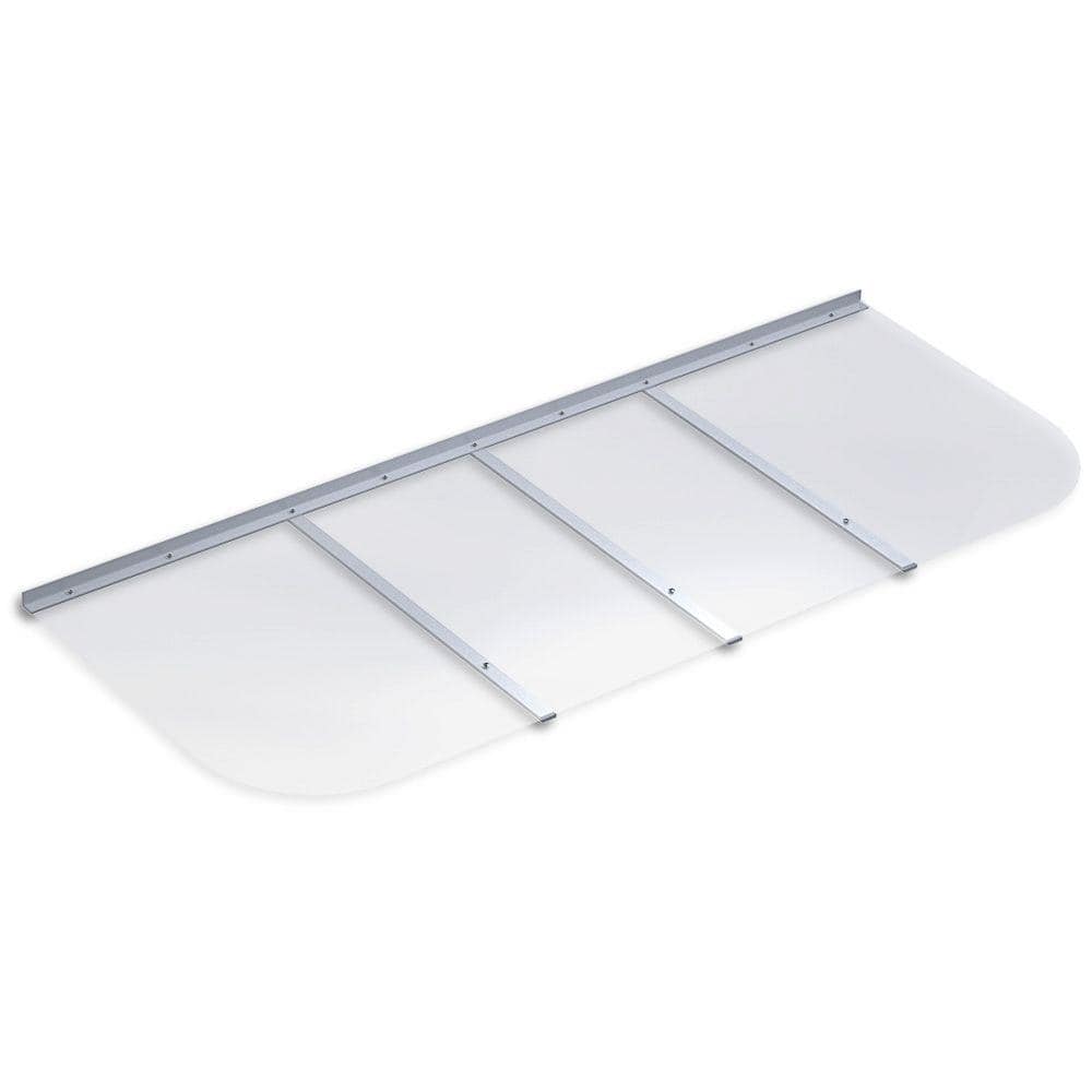 Ultra Protect 66 in. x 26 in. Rectangular Clear Polycarbonate Basement ...