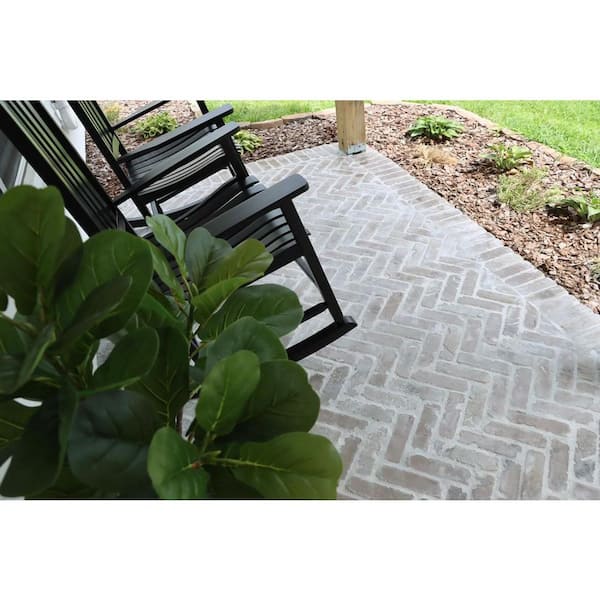 Herringbone Brick Patio 119 Herringbone Brick Pavers Stock Photos