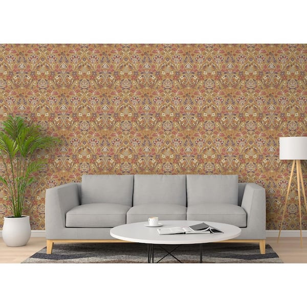 Arthouse Birdy Yellow Nuthatch Floral Wallpaper Sample AH100198AHSAM ...