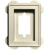 Builders Edge 4.5 in. x 6.3125 in. #020 Heritage Cream Recessed Mini ...